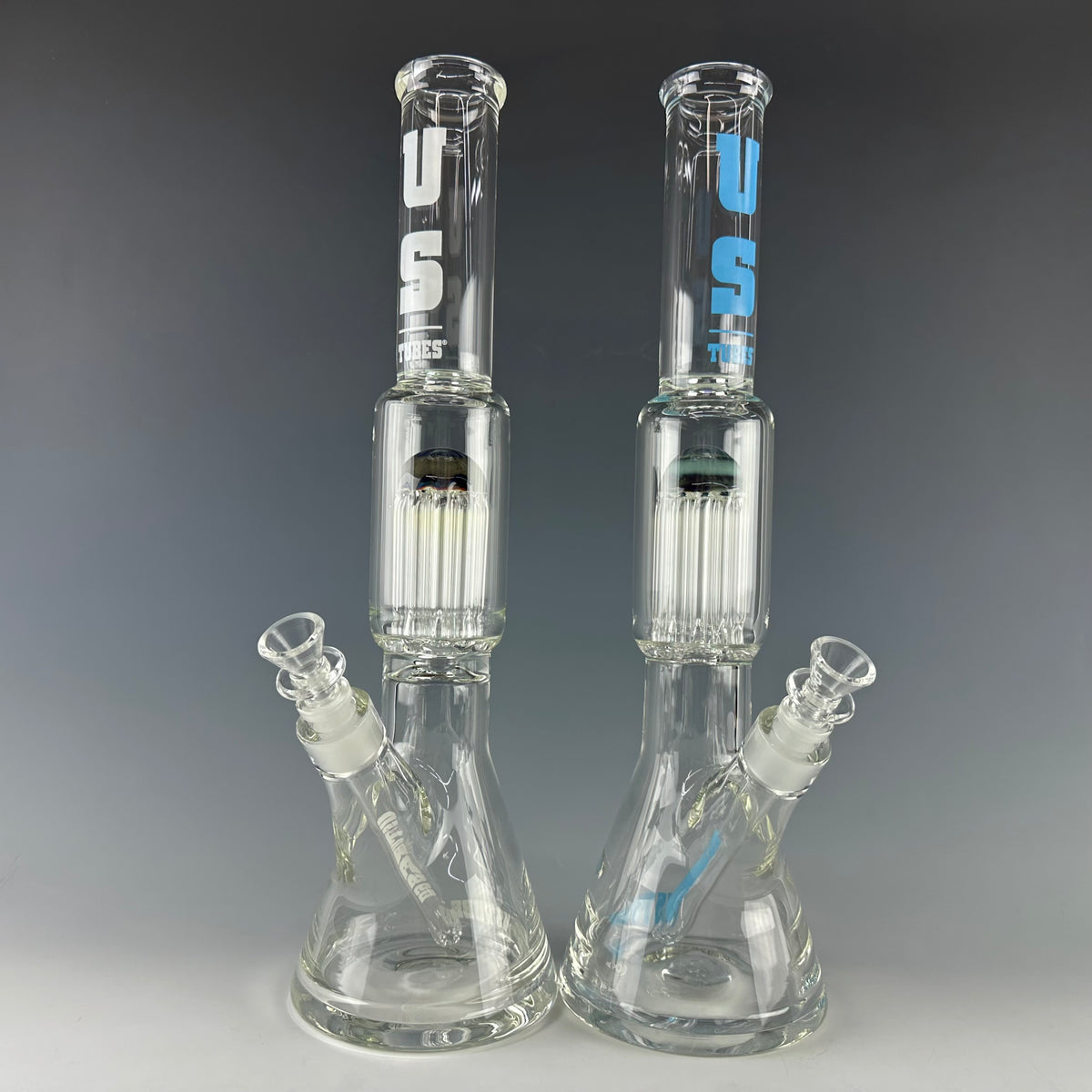 7mm (Color Capped) 12 Arm Tree Beaker Waterpipe by US Tubes – Art Dogs ...