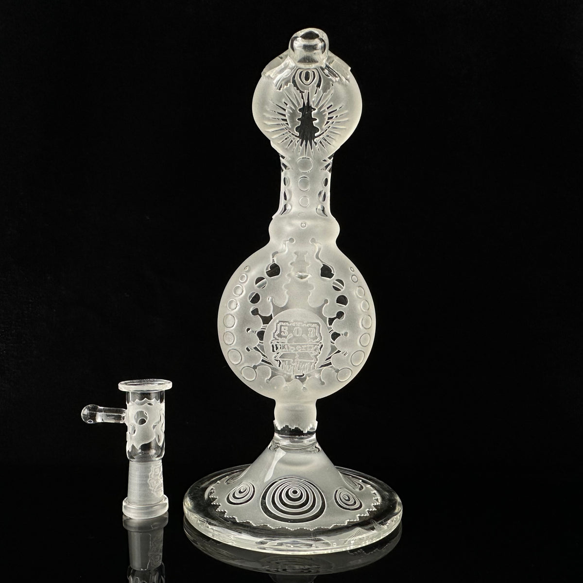Natural Sherlock Rig by Liberty 503 – Art Dogs Glass Shop
