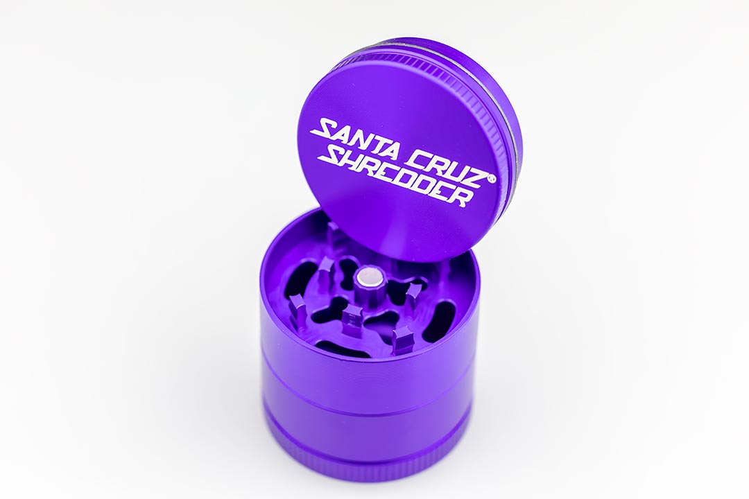 Small 3-Piece Grinder by Santa Cruz Shredder, – Art Dogs Glass Shop