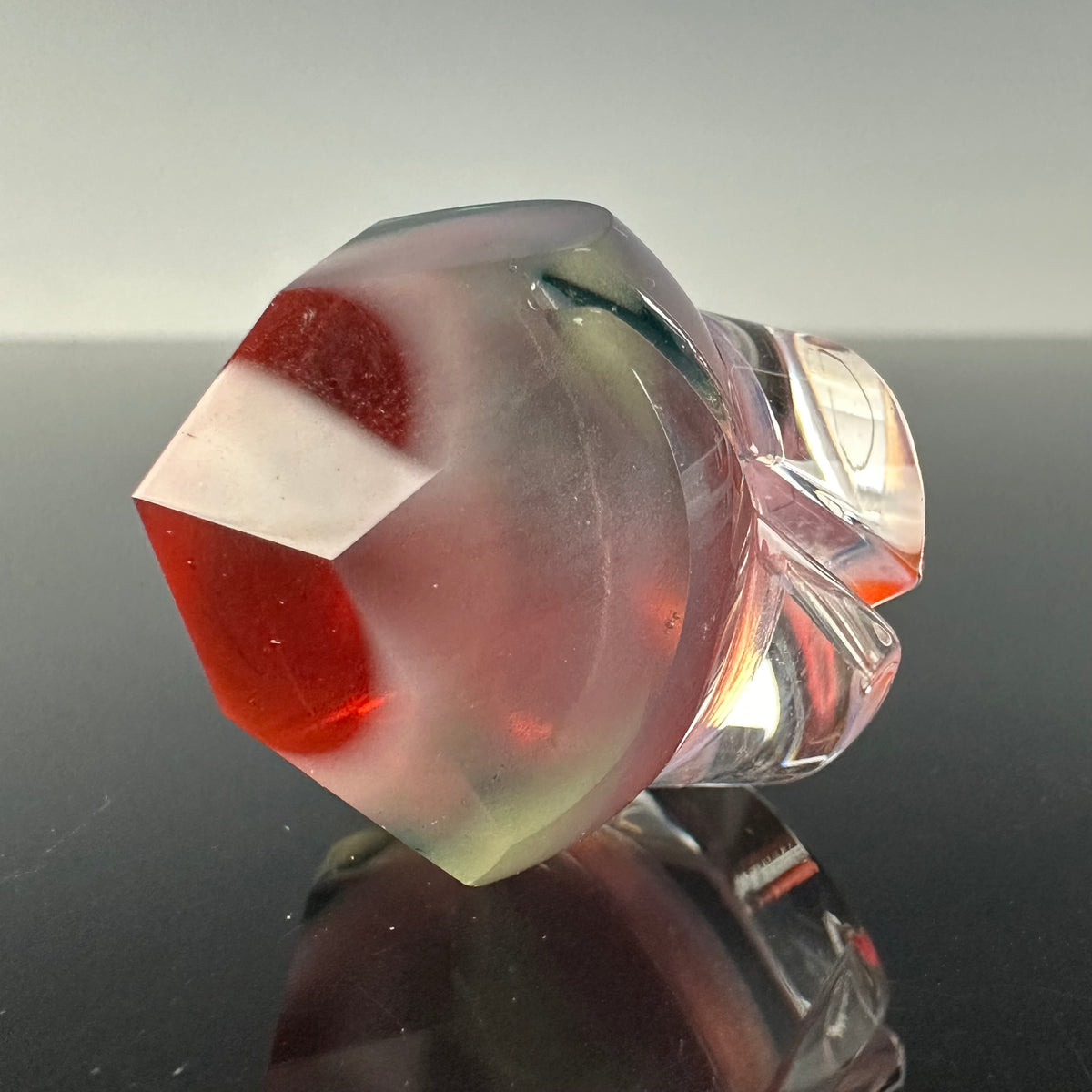 "Multicolor" *Faceted* (30mm) Glass Marble Spinner Cap by One Trick Po ...
