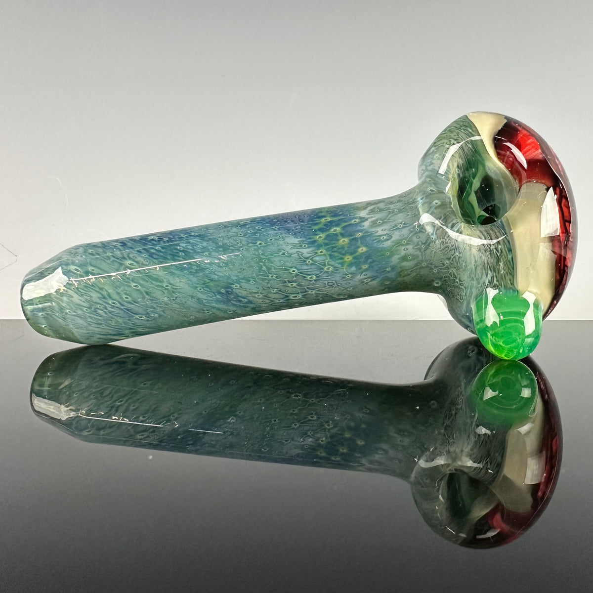 "Rose-Eye" Disc-Flip Spoon by Hillary Cooper – Art Dogs Glass Shop