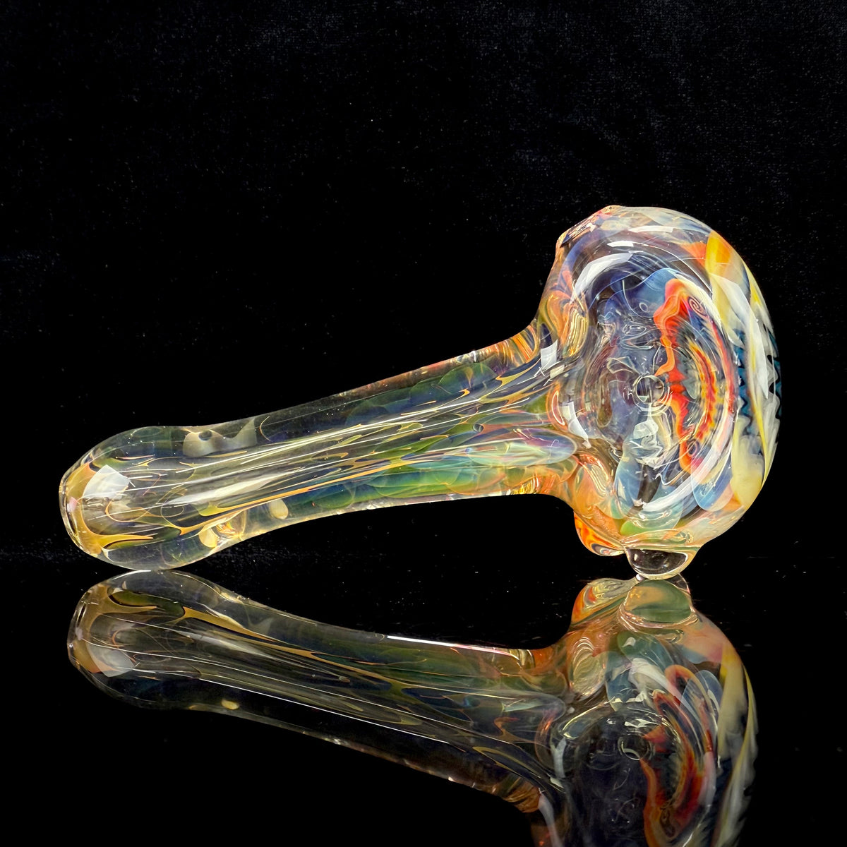 Reversal Capped Inside Out Spoon #4 by KJH Glass – Art Dogs Glass Shop