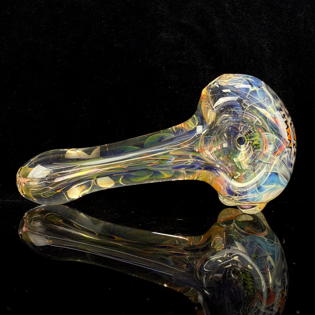 Reversal Capped Inside Out Spoon #2 by KJH Glass – Art Dogs Glass Shop
