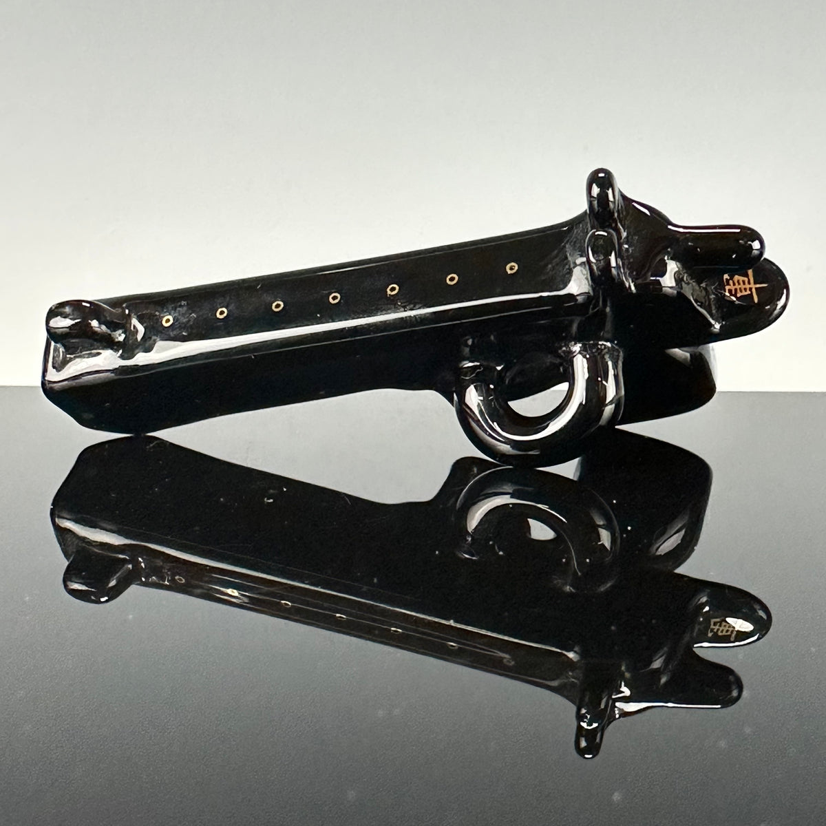 "Art of War" Gun Pendant by Sokol – Art Dogs Glass Shop